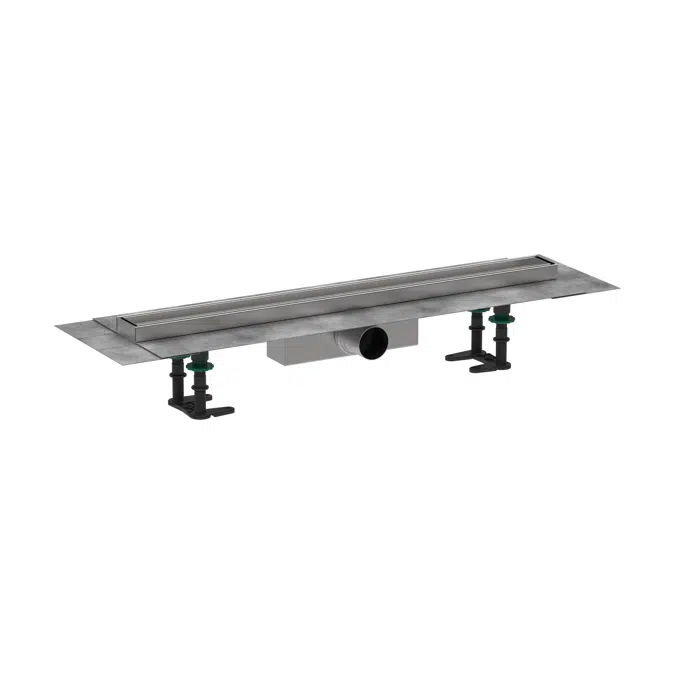 BIM objects - Free download! RainDrain Compact Complete set shower ...