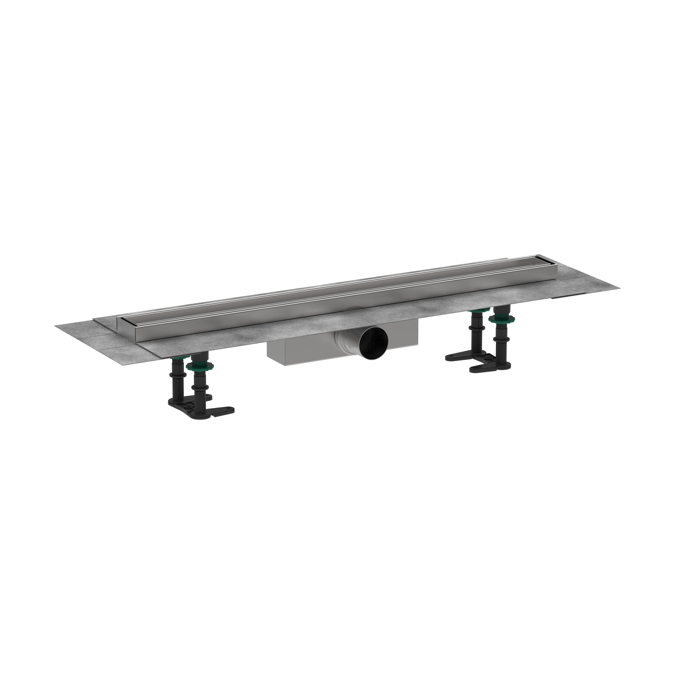 BIM objects - Free download! RainDrain Compact Complete set shower ...