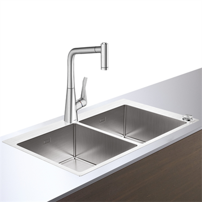 BIM objects - Free download! Sink combi 370/370 Select | BIMobject