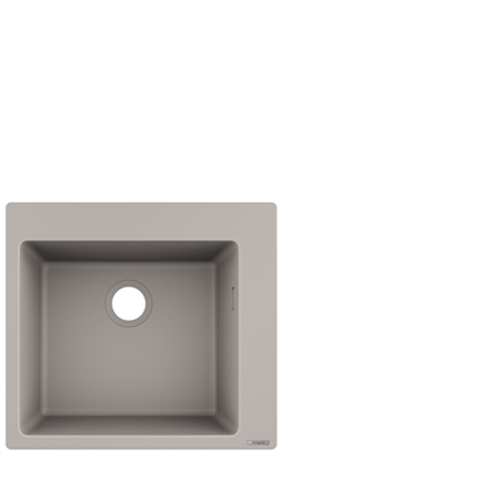 BIM objects - Free download! Built-in sink 450 | BIMobject