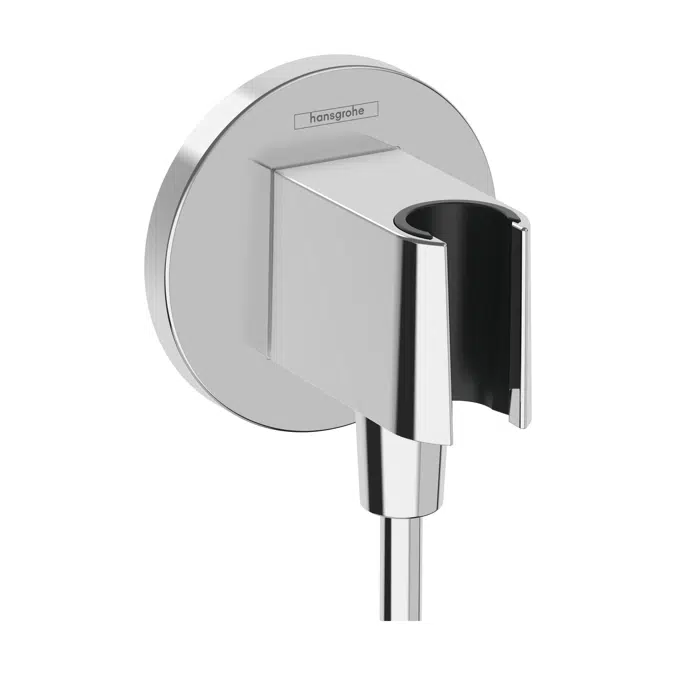 BIM objects - Free download! FixFit S Wall outlet with shower holder ...