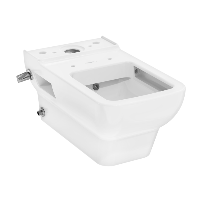 BIM objects - Free download! CreekTide Q Wall hung WC close coupled 640 ...