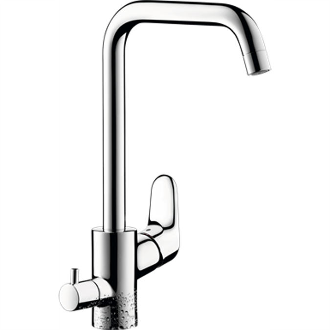 BIM objects - Free download! Ecos Single lever kitchen mixer L, device ...