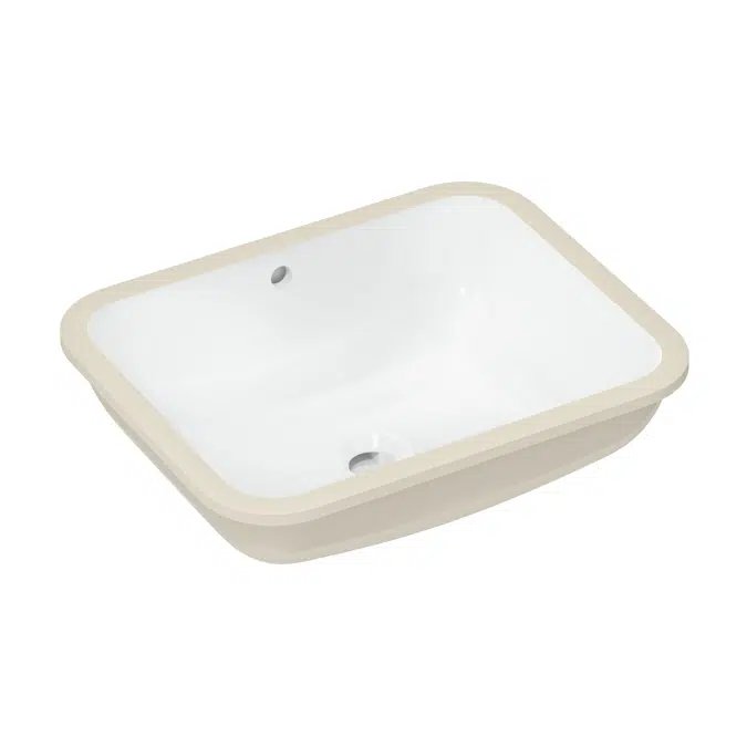 BIM objects - Free download! OpenTide Q Undercounter basin 450/350 with ...