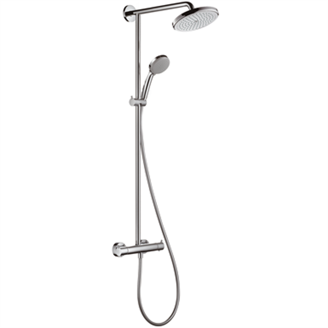 Об'єкти BIM – скачати безкоштовно! Croma Showerpipe 220 1jet EcoSmart 9 ...