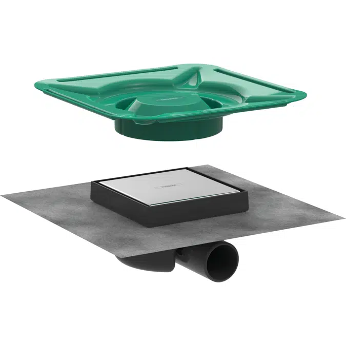 BIM objects - Free download! RainDrain Spot Point drain 15 x 15 cm ...