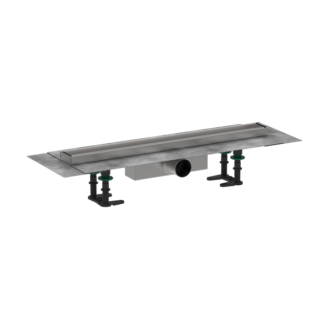 BIM objects - Free download! RainDrain Compact Complete set shower ...