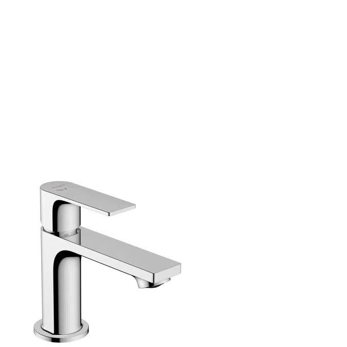 BIM objects - Free download! Rebris E Single lever basin mixer 80 ...