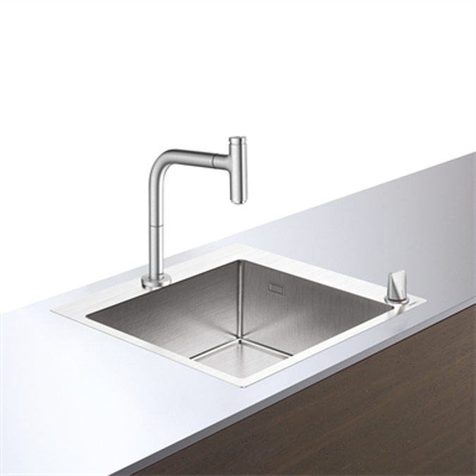 BIM objects - Free download! C71-F450-06 Sink combi 450 43201800 ...
