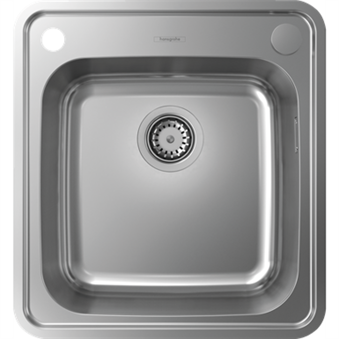 BIM objects - Free download! Built-in sink 400/400 | BIMobject