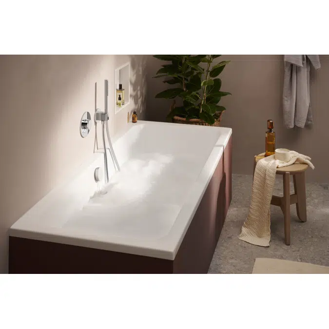 BIM objects - Free download! 24125XXX Pulsify S Baton hand shower 100 ...