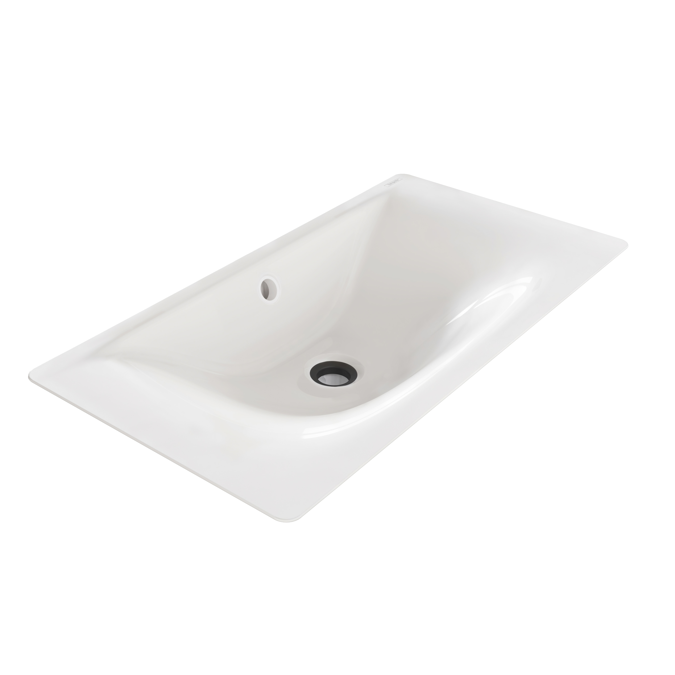 BIM objects - Free download! MoonWake Above counter basin 760/390 ...