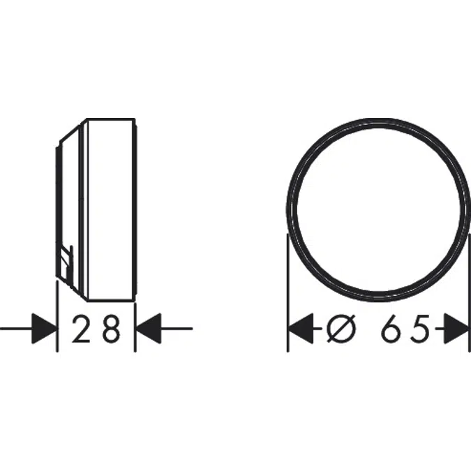 Objetos BIM - ¡Descarga gratis! RainButton Symbol temperature | BIMobject