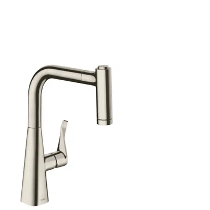 BIM objects - Free download! Metris Single lever kitchen mixer 220 with ...