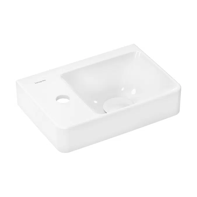 BIM objects - Free download! Xelu Q Handrinse basin with shelf left 360 ...
