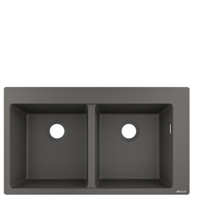 BIM objects - Free download! Built-in sink 370/370 | BIMobject