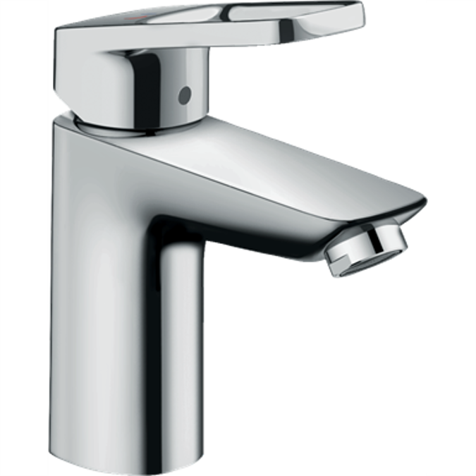 BIM objects - Free download! Logis Loop Single lever basin mixer 100 ...