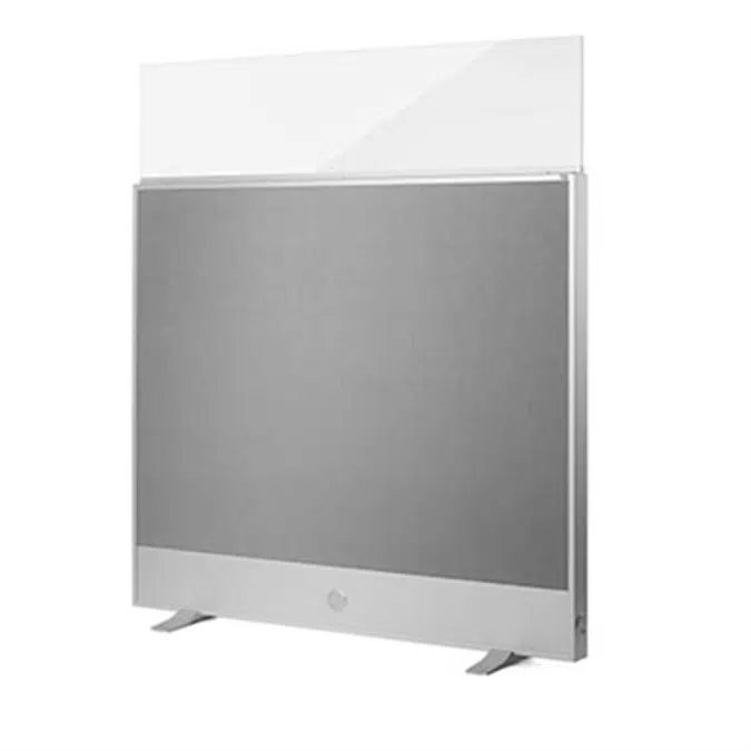 BIM objects - Free download! Chubby floor Screen With Glass | BIMobject