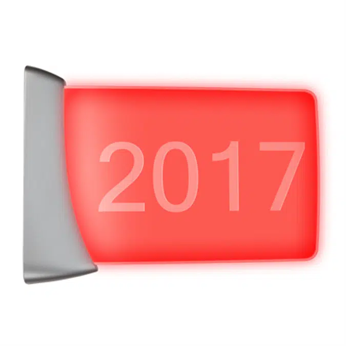 BIM objects - Free download! Room Availability Hallway Sign, Wall Mount ...