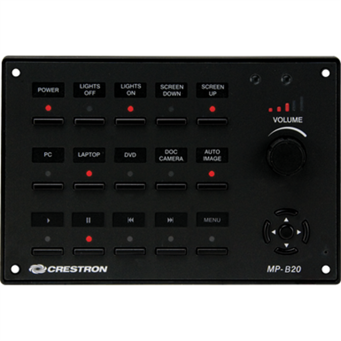 Objetos BIM - ¡Descarga gratis! MP-B20 - Media Presentation Button ...