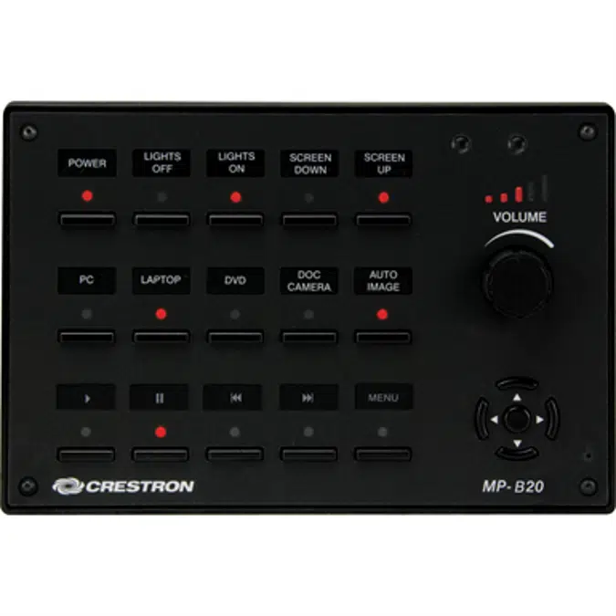 Objetos BIM - ¡Descarga gratis! MP-B20 - Media Presentation Button ...