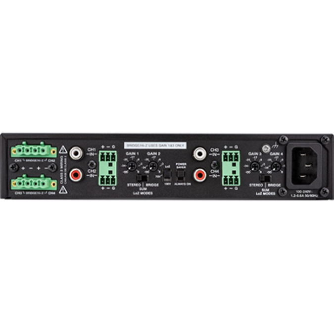 Объекты BIM - Скачать бесплатно! AMP-X300 - X Series Amplifier | BIMobject