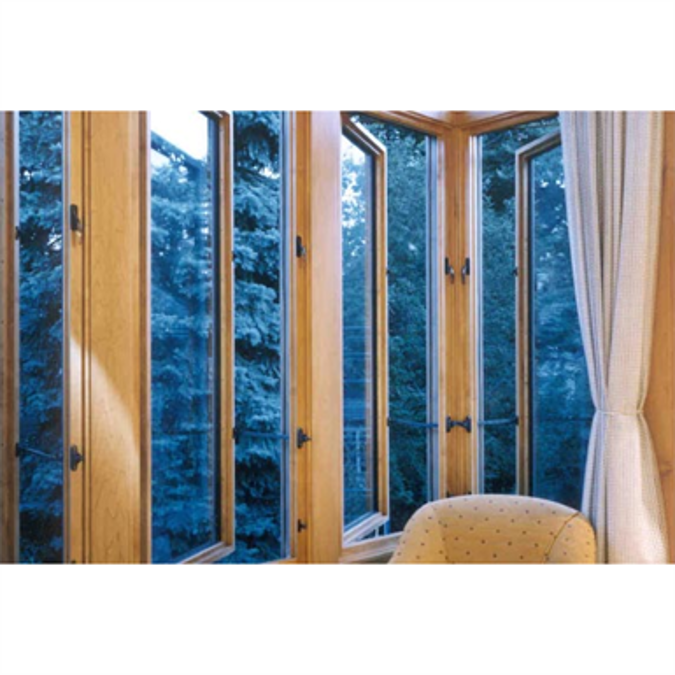 BIM objects - Free download! Out-Swing Casement Windows | BIMobject
