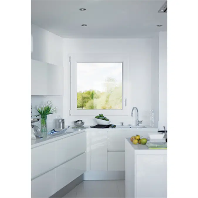 BIM objects - Free download! PVC Fixed Window | BIMobject