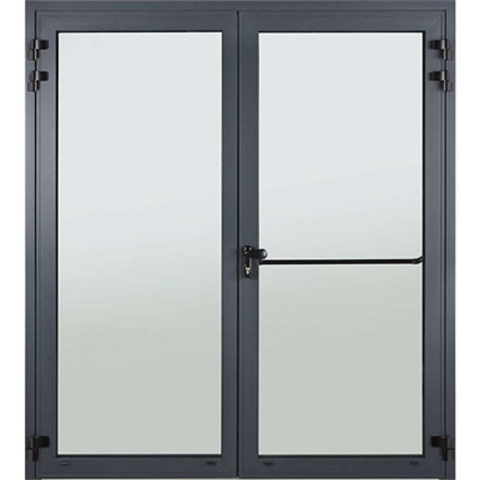 BIM objects - Free download! Double Retail Door | BIMobject