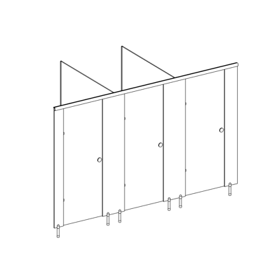 BIM objects - Free download! Revit Walls - Cubicles | BIMobject