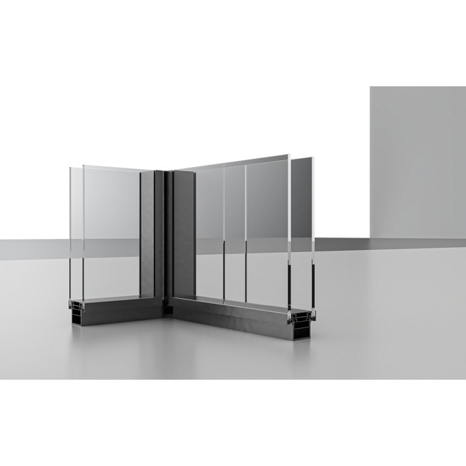 BIM objects - Free download! G100-Partition Wall Panels and Mullions ...