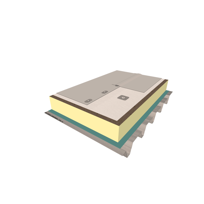 BIM objects - Free download! Exposed Mechanically Fastened Roof System ...