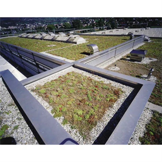 BIM objects - Free download! Warm Green Roofing System with Sarnafil ...