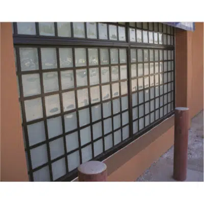 BIM objects - Free download! Hollow Glass Block REVIT Wall System ...