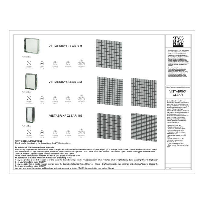 BIM objects - Free download! VistaBrik® REVIT Wall System | BIMobject
