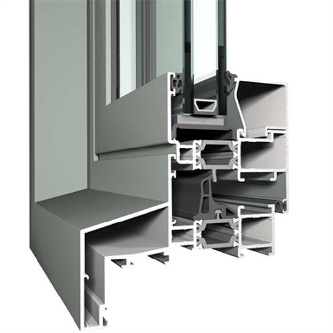 BIM objects - Free download! Reynaers - Window - CS 68 | BIMobject