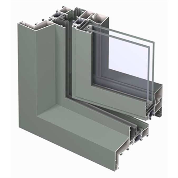 BIM objects - Free download! Reynaers - Window - CS 68 | BIMobject