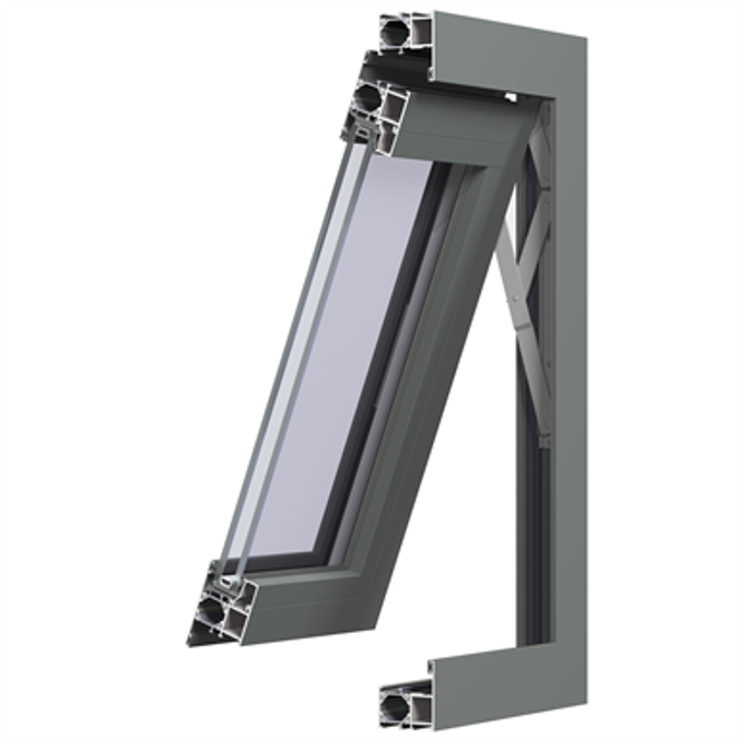 BIM objects - Free download! Reynaers - Window - ES 50 | BIMobject
