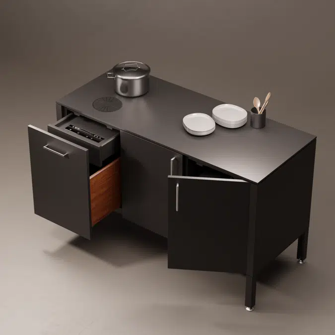 Objetos BIM - ¡Descarga gratis! Cosmopolitan Buffet Tables | BIMobject