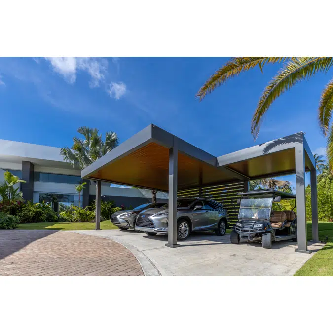 BIM objects - Free download! R-CAR Luxury Carport | BIMobject