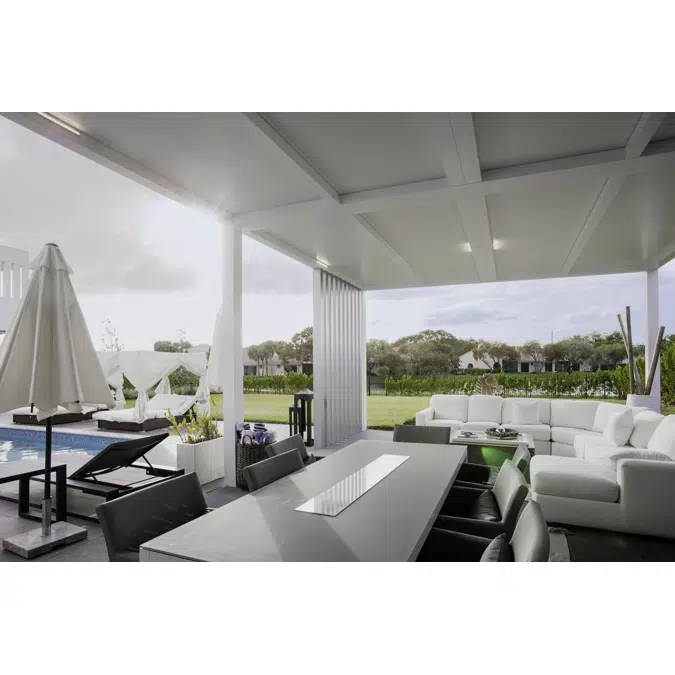 BIM objects - Free download! R-SHADE Pergola with Insulated Roof ...