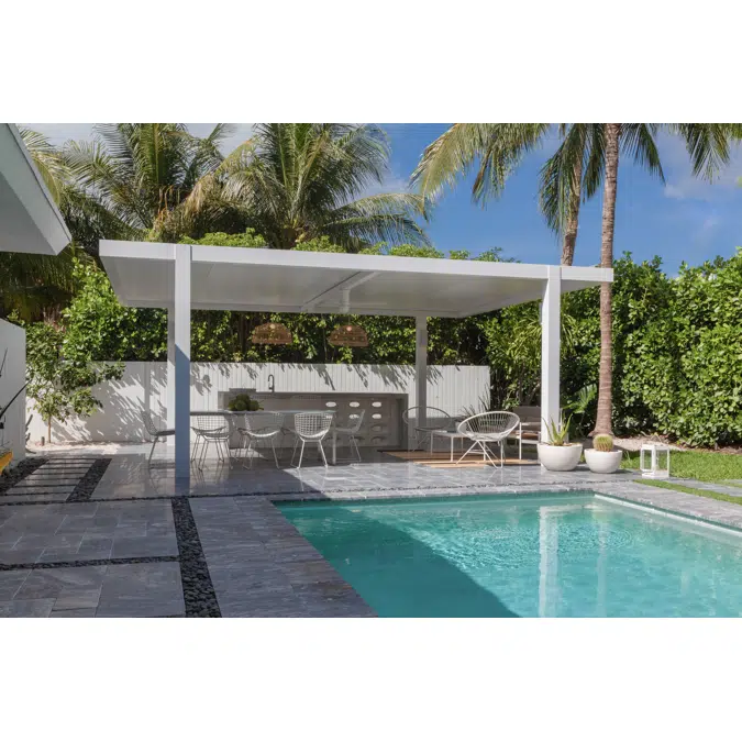 BIM objects - Free download! R-SHADE Pergola with Insulated Roof ...