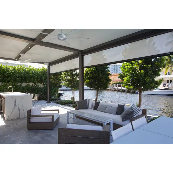 BIM objects - Free download! R-SHADE Pergola with Insulated Roof ...