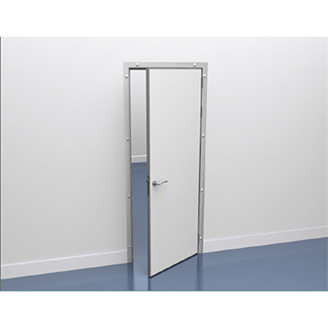 BIM objects - Free download! PSSIX 1V Porte Pivotante De Service Semi ...