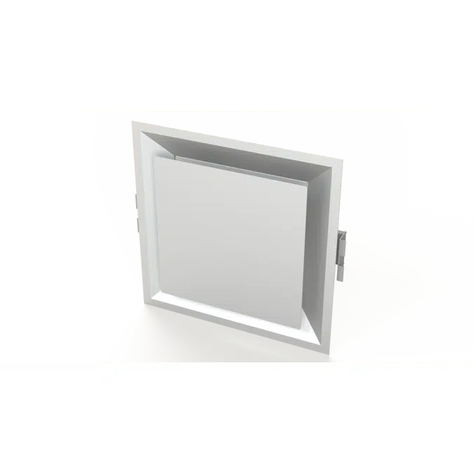 BIM objects - Free download! Square Plaque Diffuser DSP | BIMobject