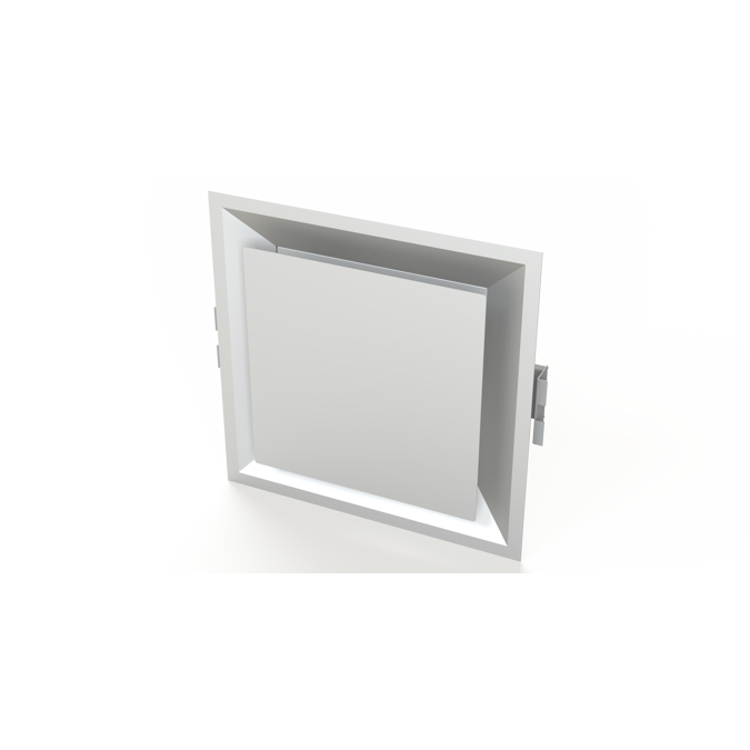 BIM objects - Free download! Square Plaque Diffuser DSP | BIMobject