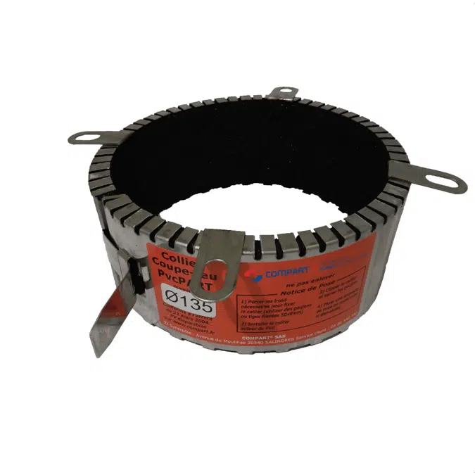 Objetos BIM - ¡Descarga gratis! Intumescent fire wall collar EI120 ...