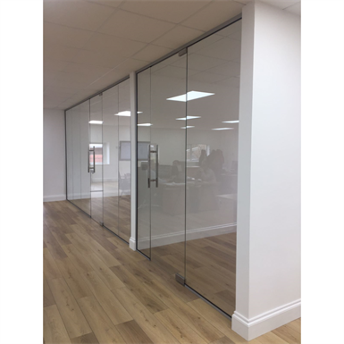 BIM objects - Free download! Axis Glass T Shaped | BIMobject