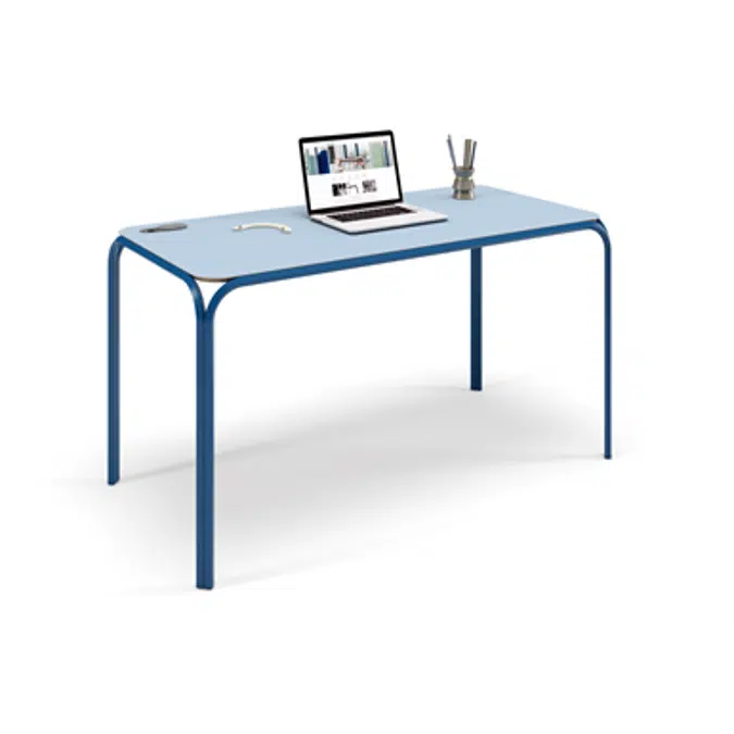 BIM 객체 - 무료로 다운로드하세요! Bended – Individual Desk | BIMobject