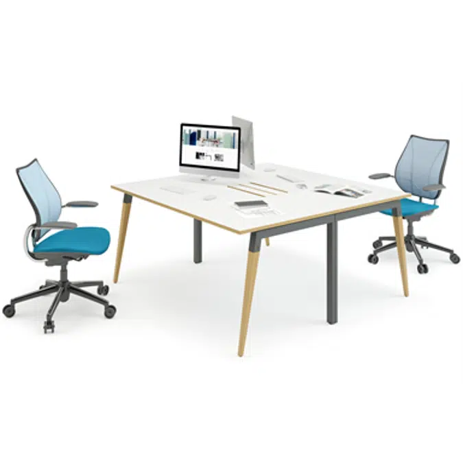 BIM objects - Free download! GoodSlim – Individual Desk | BIMobject
